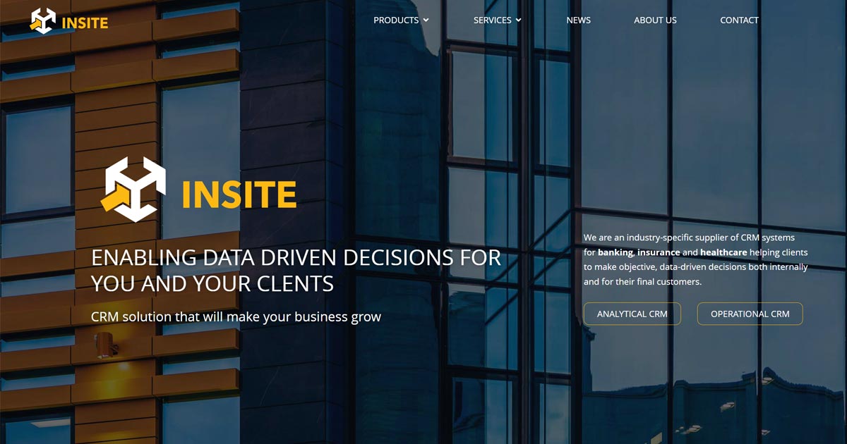 INSITE - CRM solution that will make your business grow
